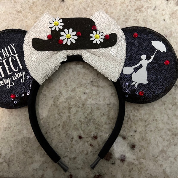 Mary Poppin Ears, Mickey Ears, Mouse Ears, Mary Poppin Mickey Ears ...