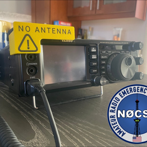 NO ANTENNA Magnetic Sign for Radios With Disconnected Antennas - Keep ...