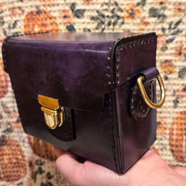 Leather Camera Case Pattern, PDF Pattern, Leather DIY, Leather Cross ...
