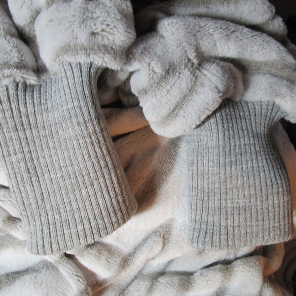 Rib Knit Cuff Ribbing Fabric Trim Tubular Cuffing Pair & Matching ...