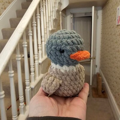Pocket Duckling Crochet Pattern Good Luck Duck Amigurumi Tutorial ...