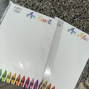 Teacher Personalized Notepad Custom Teacher Notepad Teacher | Etsy