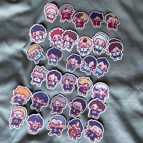 Volleyball Idiots Sticker Set - Etsy