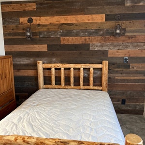 Wilderness Log Bed Kit Gorgeous Design Space Saving and Priced Right We ...