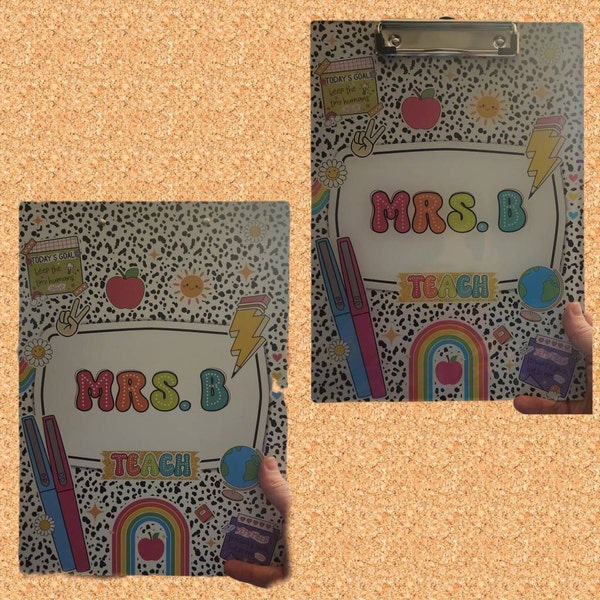 Personalized Teacher Door Sign, Composition Notebook Classroom ...