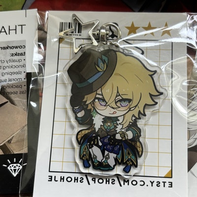 HONKAI STAR RAIL Penacony Keychain Charms Sunday Gallagher Robin ...