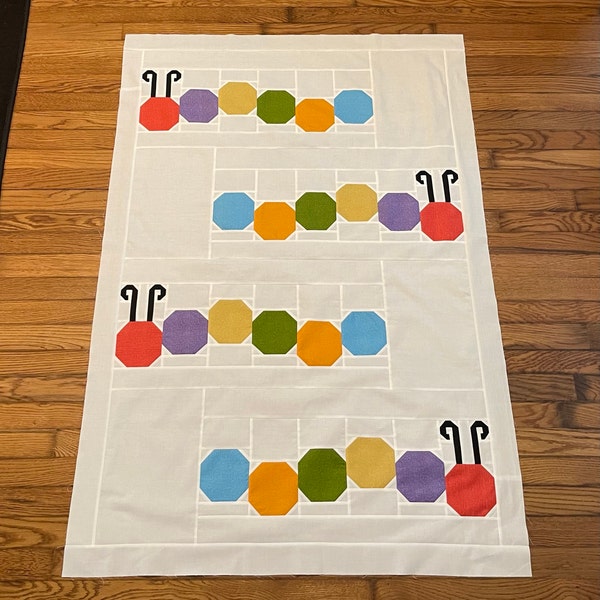 Caterpillar Quilt Pattern || Easy Baby Quilt Pattern - Etsy