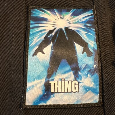 PATCH the Thing Color HORROR Movie John Carpenter, Sci Fi, Kurt Russell ...