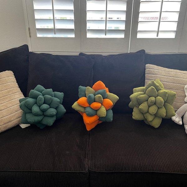 Succulent Pillow Sewing Pattern - Etsy UK