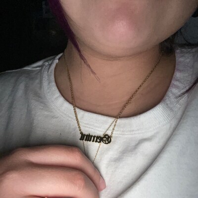 18K Gold Zodiac Astrology Necklace, Horoscope Celestial Word Jewelry, Summer Jewelry, Taurus ...