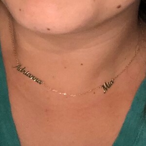 Three Name Necklace , Gold Name Necklace ,3 Names Necklace , Name ...