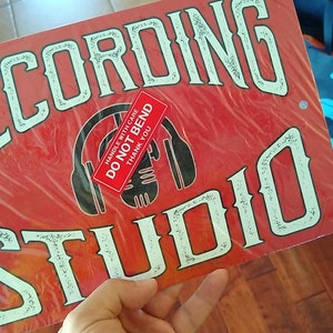 Metal Sign RECORDING STUDIO Sound Mixing Audio Engineer Music ...