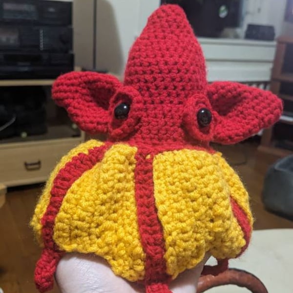Vampire Squid, Squid Crochet Pattern, Crochet Pattern, Squid Pattern ...