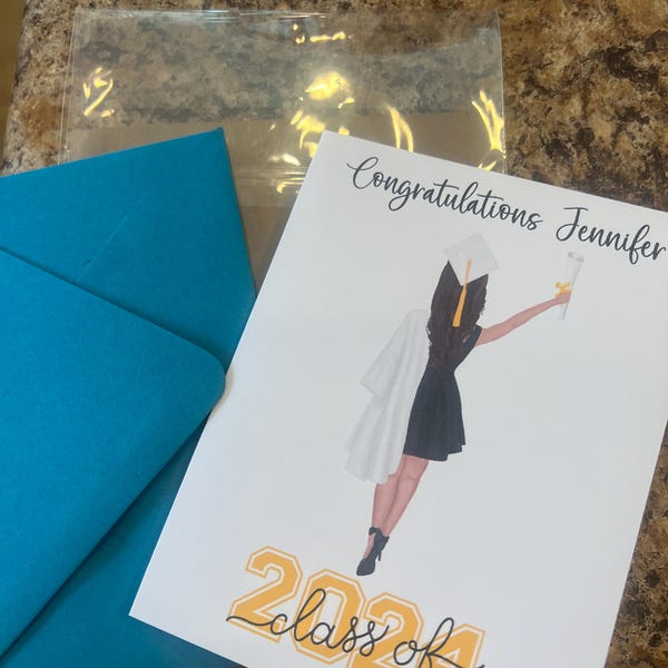 Graduation Card, Congratulations Grad Card, Graduation Card for Senior ...