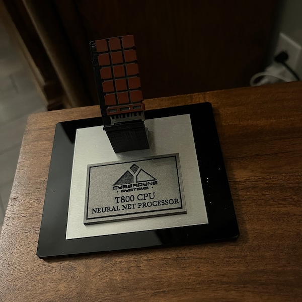 Cyberdyne Systems T-800 CPU Brain Chip Prop Replica - Etsy
