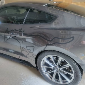 Large Coyote Side Vinyl Decal Graphics Fits Ford Mustang Gt 2016-2020 ...