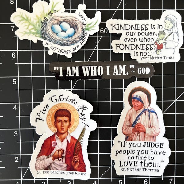 Catholic Sticker. Catholic Gift. Confirmation Gift. Graduation Gift ...