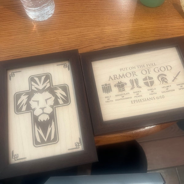 The Armor of God Sign Decor Full Armor of God Father Gift Fathers Day ...