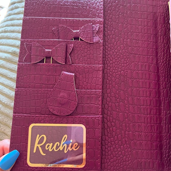 Luxury Planner Binder, Handmade Planner Cover, A6/A5 Planner, Vegan ...