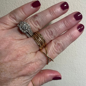 Set of 6 Gold Stackable Rings in 14K Gold Filled 14K Gold Filled - Etsy