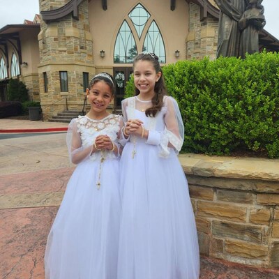 Junior Bridesmaid Dress, Girl Wedding Dress, Satin Flower Girl Dress ...