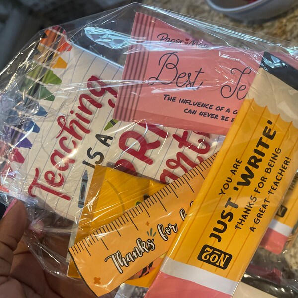 BULK ORDER **ONLY** Teacher Appreciation Goodie Bag | Treat Bag for ...