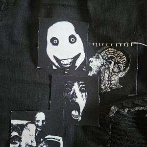 Horror Back Patch - Etsy