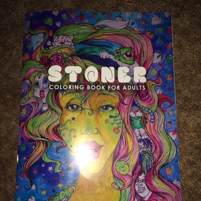 Stoner Coloring Book for Adults, Weed Stuff, Adult Coloring Book ...