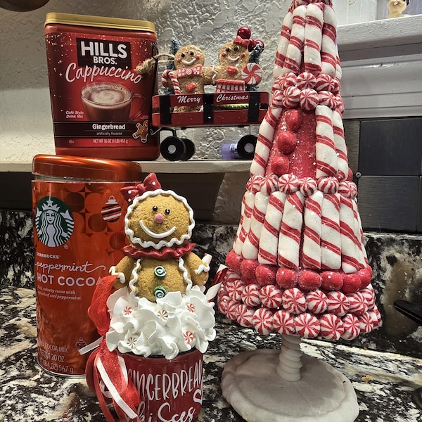 Faux Christmas Gingerbread Espresso Cup - Etsy
