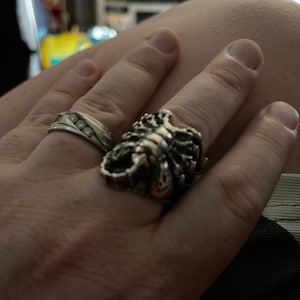 MR. Giger Inspired , Alien Facehugger Ring, Facehugger, Chestburster ...