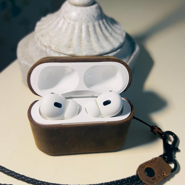 Custom Airpods Cover Airpods Users Gift Genuine Leather Airpods Pro ...