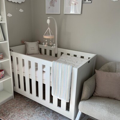 Set of 2 CLOUD WALL LIGHTS Nursery Lighting Baby Room Night Light Kids ...