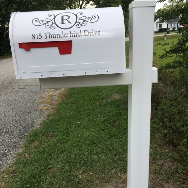 Vinyl Mailbox Lettering Decoration Decal Sticker D22 - Etsy