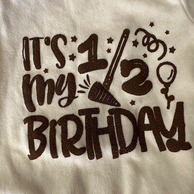 Half Birthday Svg, One Half, Girl Half Birthday, Boy Half Birthday ...