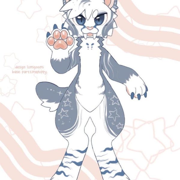 Super Customizable Anthro Base Feral Furry/fursona Lineart Customizable PSD File - Etsy