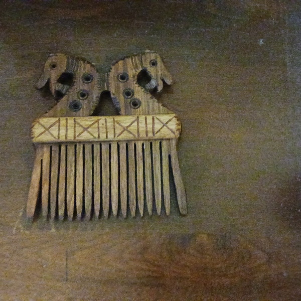 Wooden Comb, Horse, Medieval Comb, Carved Comb, Viking, Norse ...