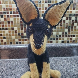Doberman, Crochet Doberman, Doberman Crochet Pattern, Crochet Pattern ...