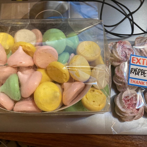Raspberry White Chocolate Meringue Cookies - Small Batch - Packaged in ...