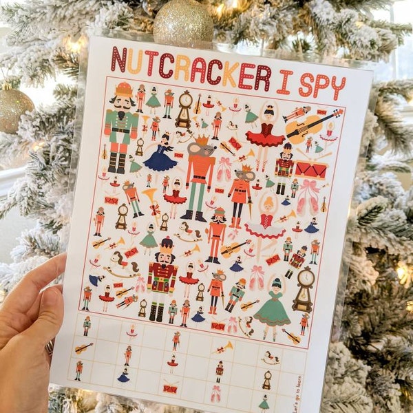 Nutcracker I Spy, Look and Find, Seek and Find, Christmas Game ...