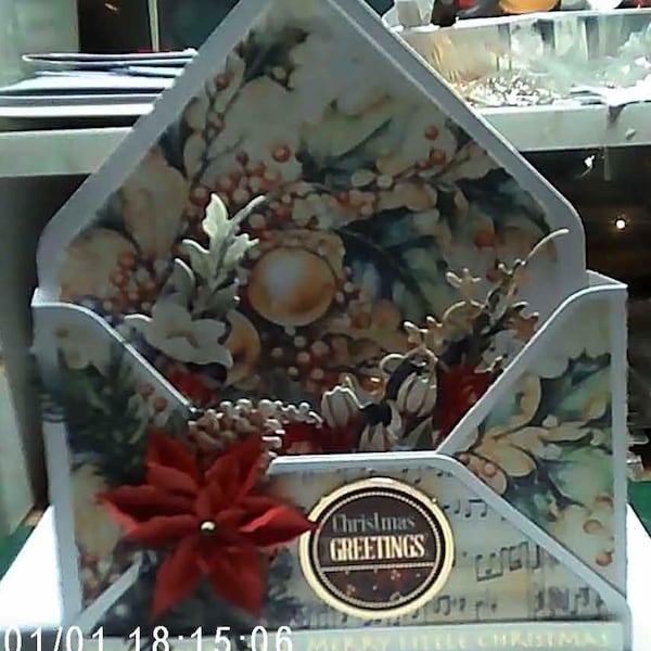 Pop up Envelope Card Blank | Envelope Card Making Kit | Envelope Pop up ...