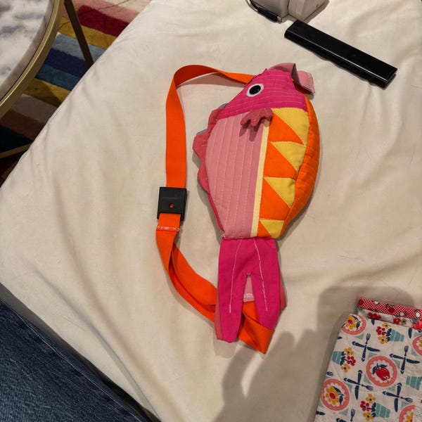 Fish Bag PDF Sewing Pattern - Swim Along Crossbody - Sling Bag/fanny ...