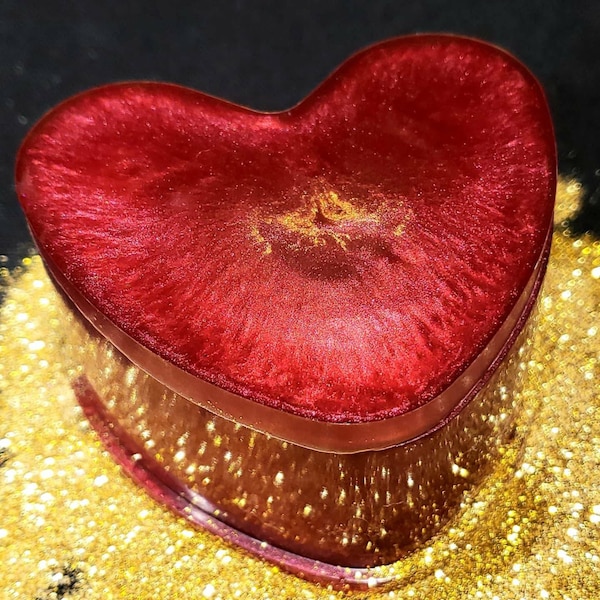 Heart Shape Storage Box Mold-jewelry Box Resin Molds-silicone Box Mold ...