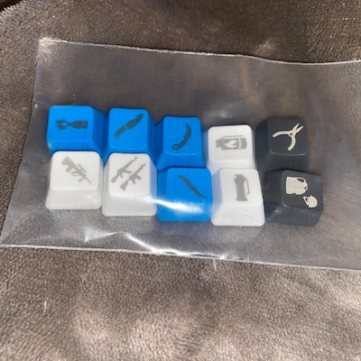 Custom Shooting Game Weapon Keycaps CSGO Keycap COD Keycap FPS Gift for ...