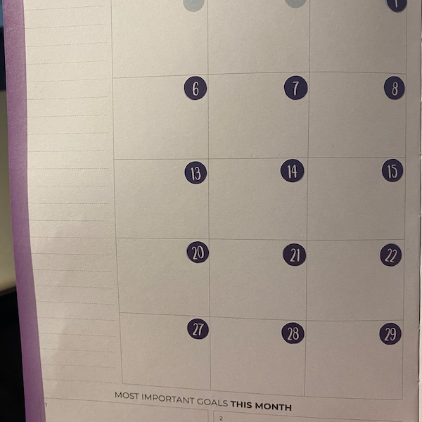 Tiny Ombre Date Dot Planner Stickers, Colorful Mini Dot Calendar ...