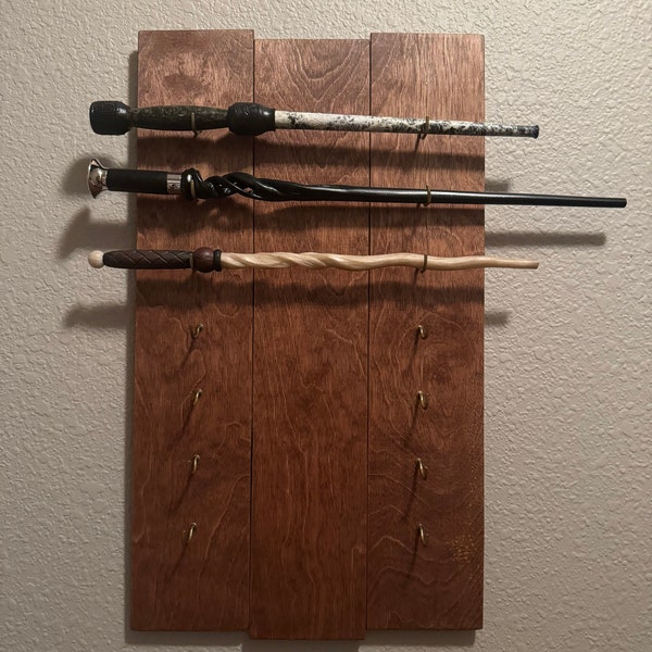 Wand Display Mount for Witches and Wizards Hand-crafted Wall Hanger - Etsy