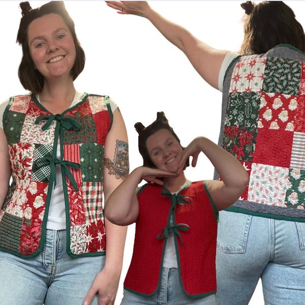 Ruby Vest PDF Sewing Pattern | Size Inclusive 0-34 | Beginner Friendly ...