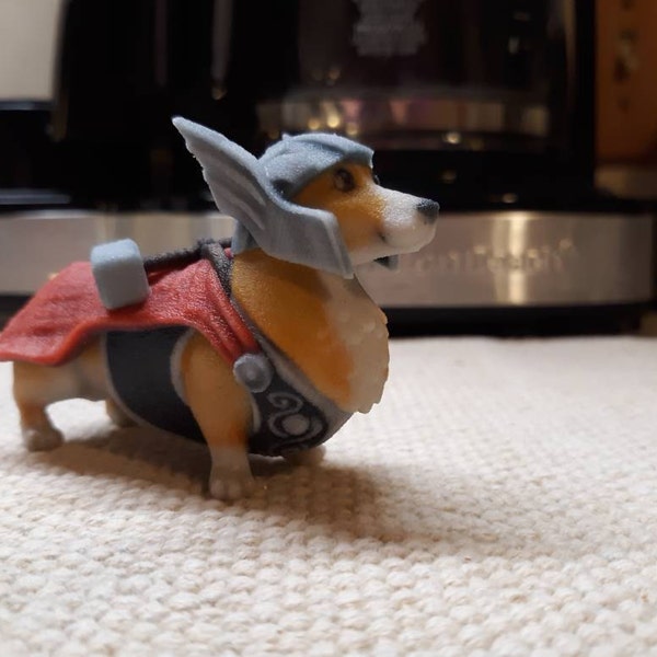 Thorgi the Corgi God of Thunder - Etsy
