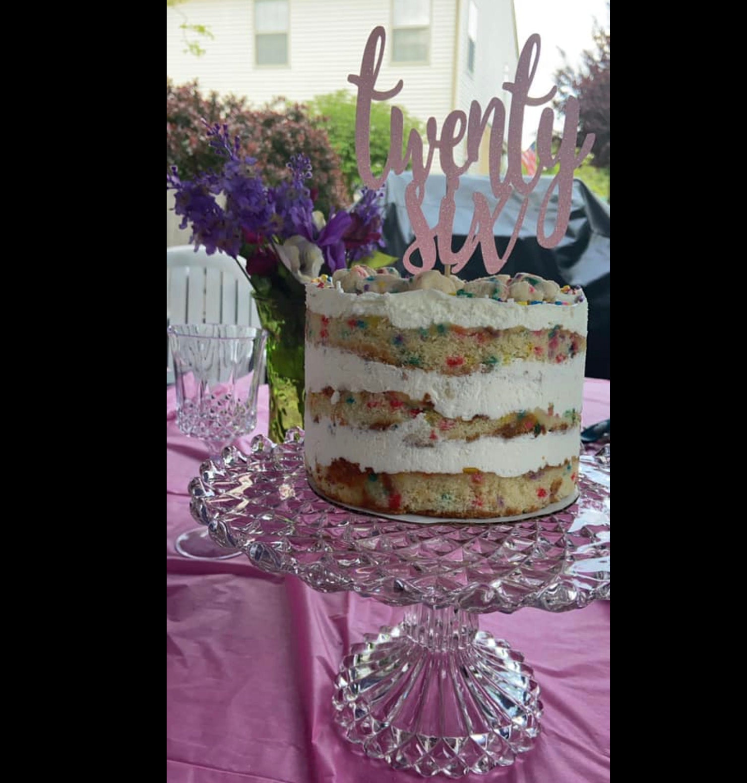 Glitter Twenty Six Cake Pick Topper 26th Anniversary Chapter | Etsy