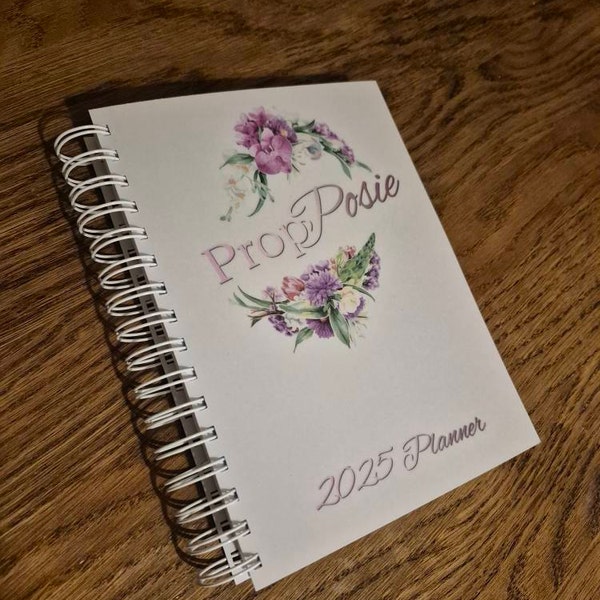 Personalised 2025 Year Planner Custom Design Covers, A5, Recycled Paper ...