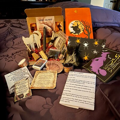 Witches Deluxe Spa Gift Set Goth Spa Set Skull Bath Salts - Etsy